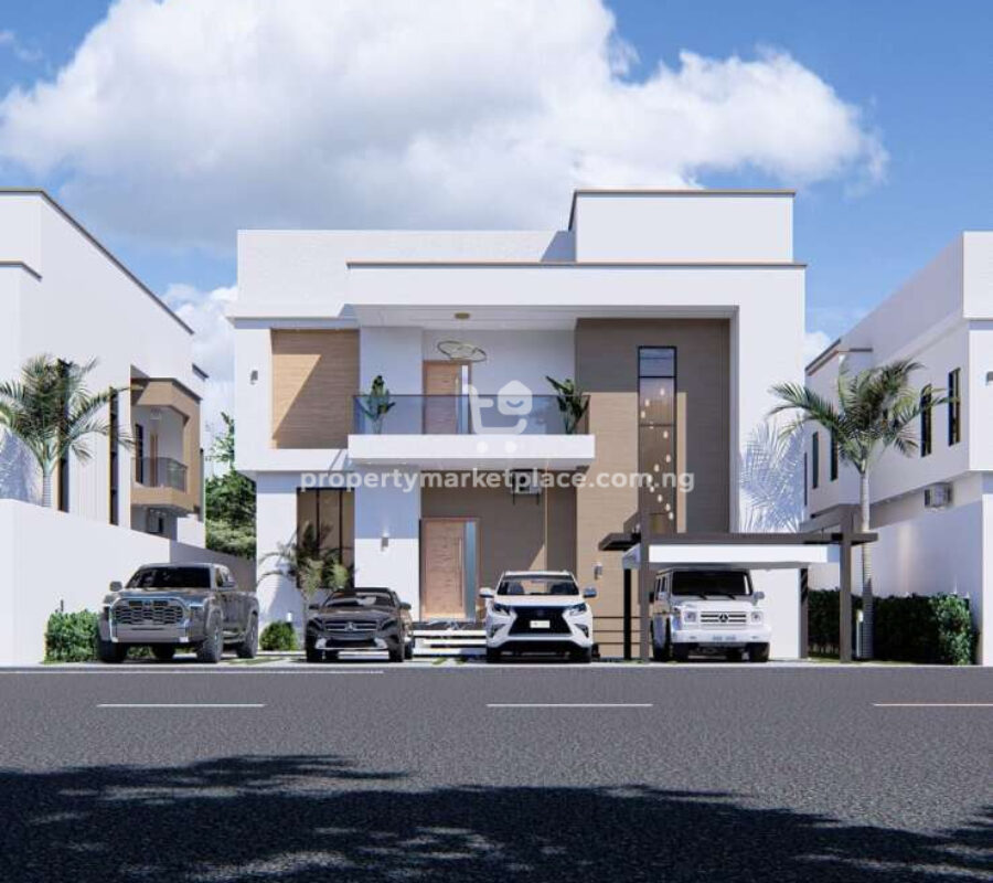 500 sqm estate land for 5 bedroom detached duplex – skyline city
